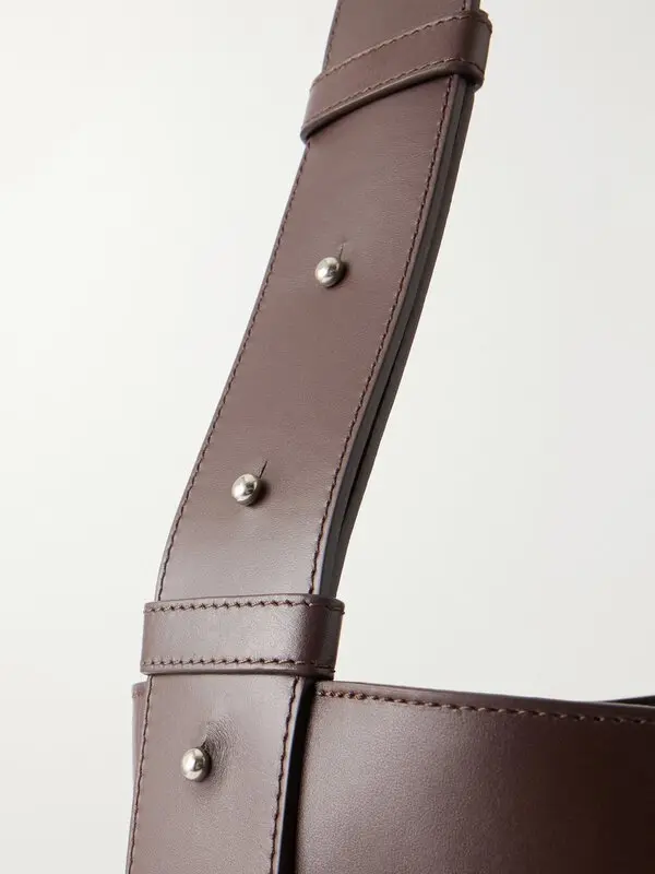 LIÉ STUDIO The Grace Leather Tote - Brown