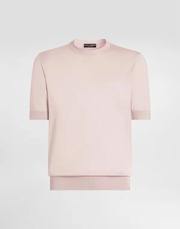 Dolce & Gabbana Silk Pullover - Pink
