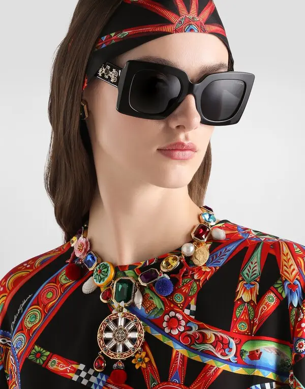 Dolce & Gabbana Carretto Wheel Statement Necklace
