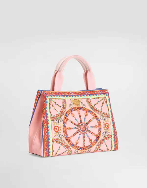 Dolce & Gabbana Carretto-print Canvas Shopper Bag - Multicolor