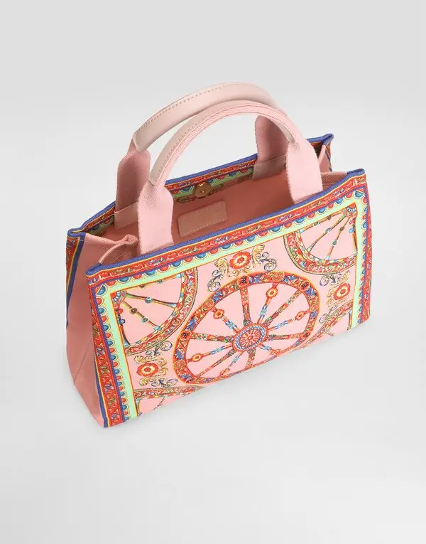 Dolce & Gabbana Carretto-print Canvas Shopper Bag - Multicolor