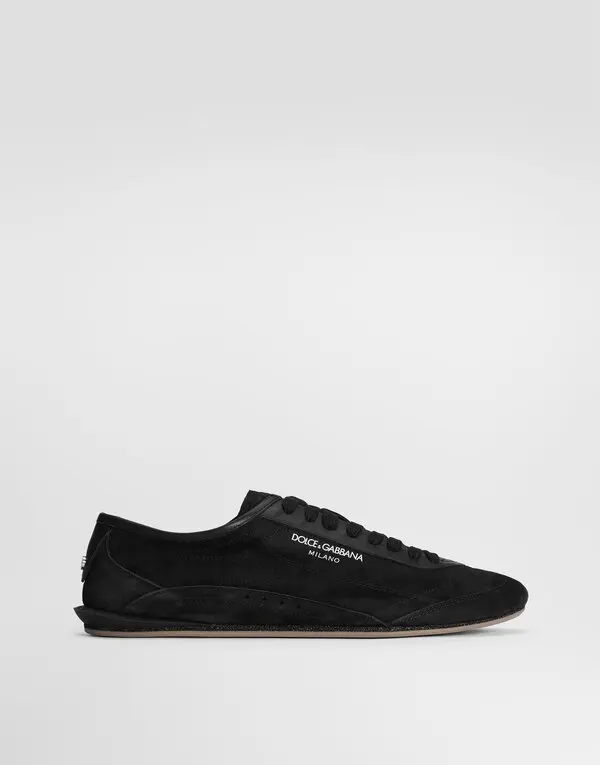 Dolce & Gabbana Calfskin Gimondi Plus Sneakers - Black