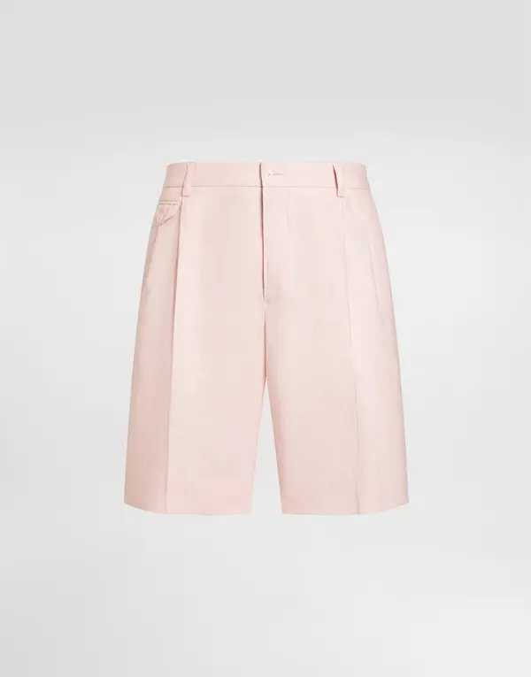 Dolce & Gabbana Linen Bermuda Shorts