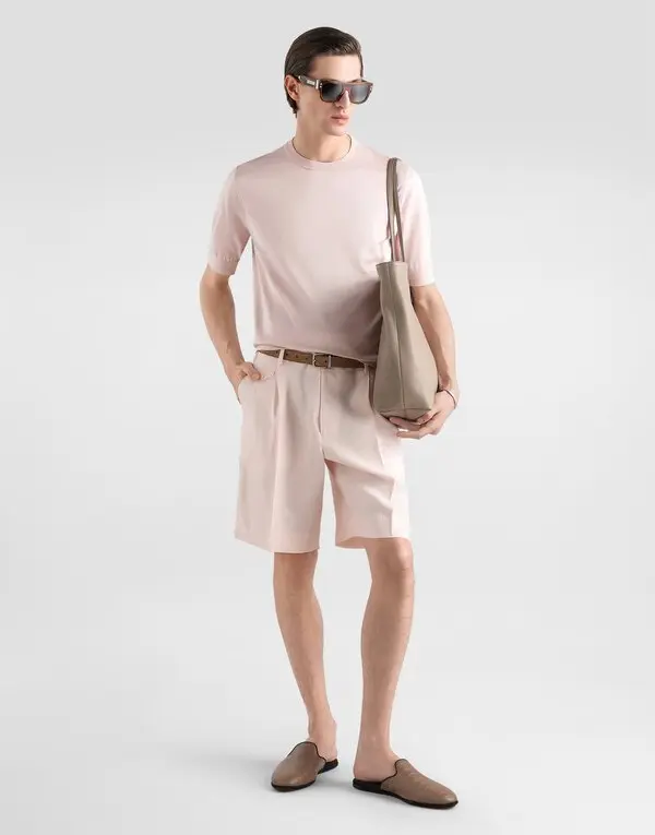 Dolce & Gabbana Linen Bermuda Shorts