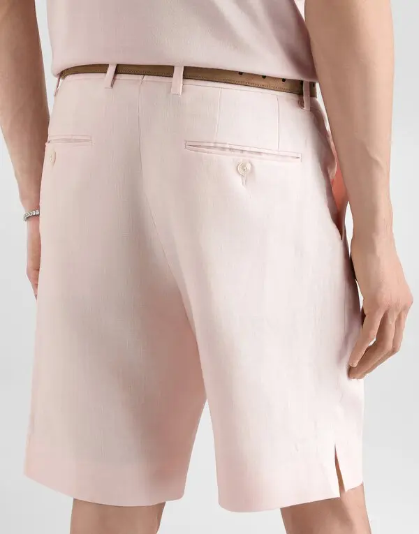 Dolce & Gabbana Linen Bermuda Shorts
