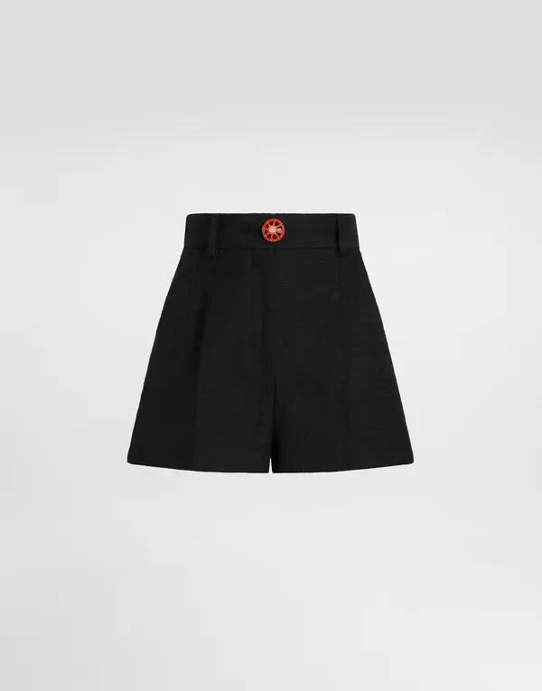 Dolce & Gabbana Fabric Bermuda Shorts - Black