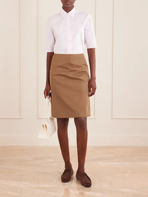 JIL SANDER Suede Lace-up Shoes - Brown