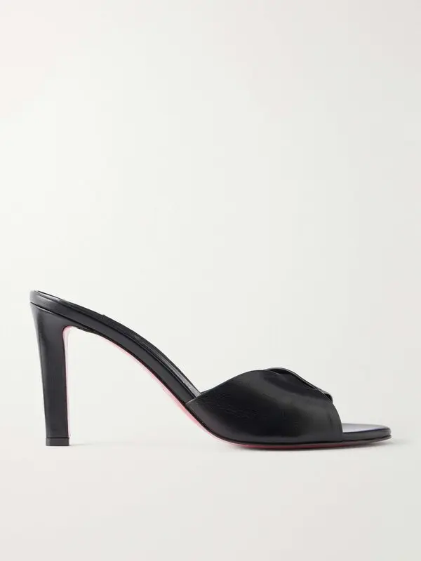 CHRISTIAN LOUBOUTIN Fanny 85 Leather Mules