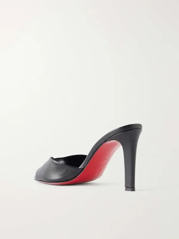 CHRISTIAN LOUBOUTIN Fanny 85 Leather Mules