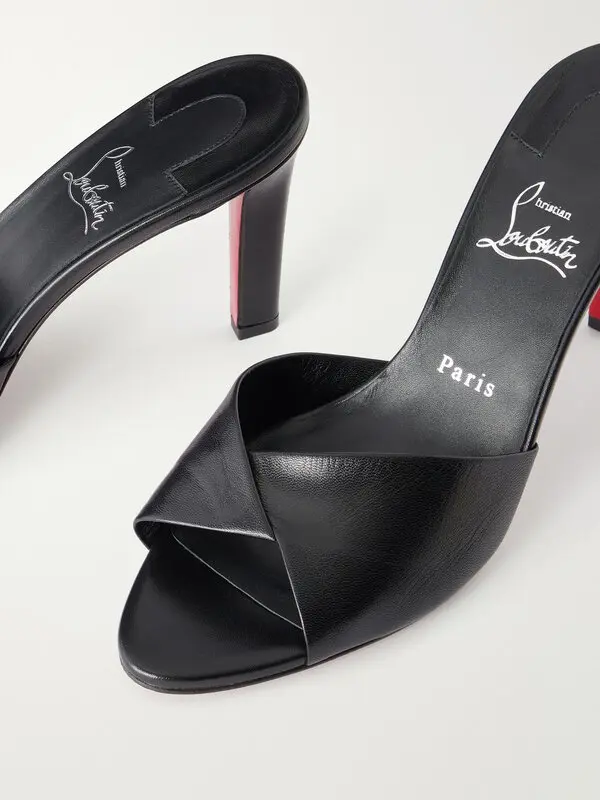 CHRISTIAN LOUBOUTIN Fanny Leather Mules