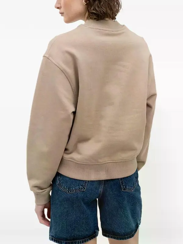 Hugo Logo-embroidered Mock Neck Sweater