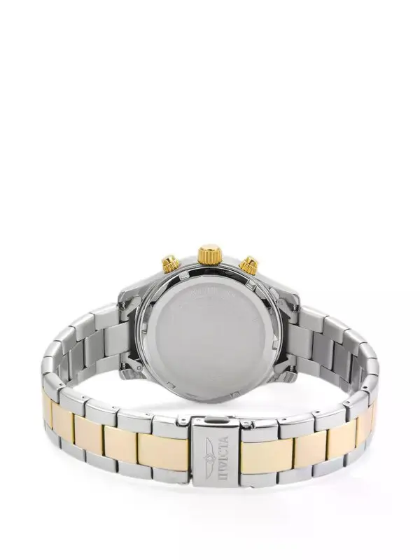 INVICTA Angel 38mm Chronograph Watch With Two-tone Bracelet - White