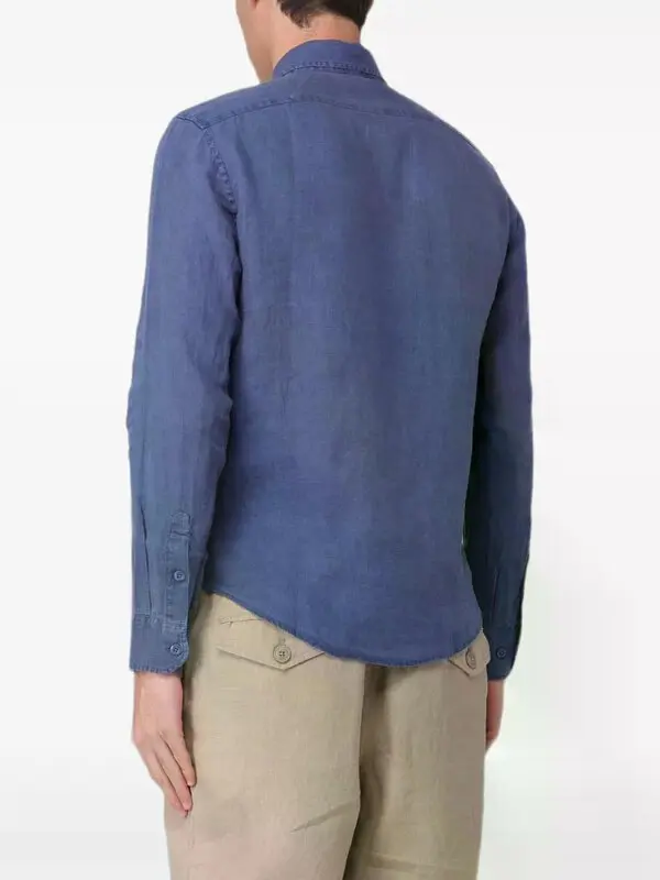 BLAUER. Linen Chest-pocket Shirt