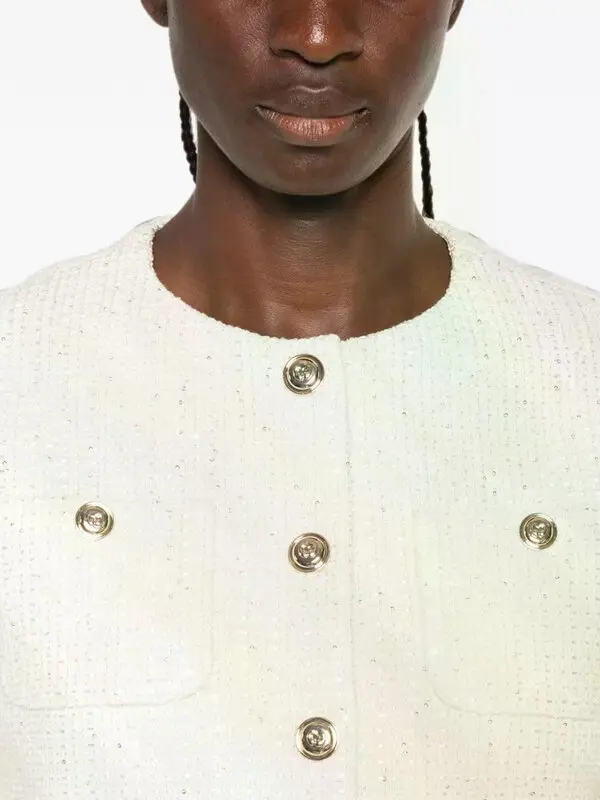 Maje Short-sleeve Button-front Jacket