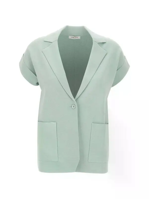 KANGRA Knitted Blazer - Green