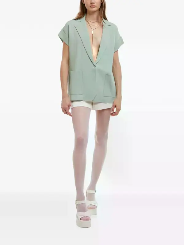 KANGRA Knitted Blazer - Green