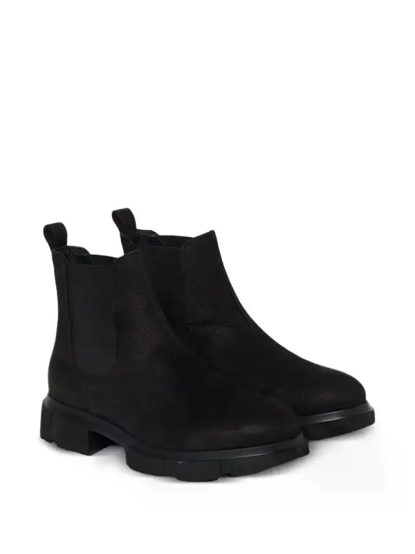 SUMMERY COPENHAGEN Pebbled Leather Chelsea Boots