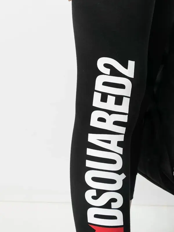 Dsquared2 Logo-print Cropped Leggings