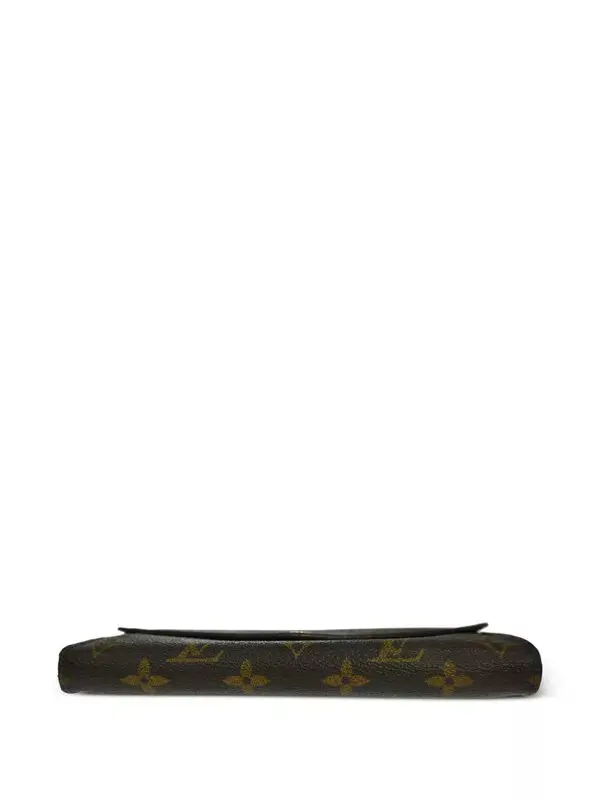 LOUIS VUITTON 2014 Monogram Portefeuille Sarah Wallet - Brown