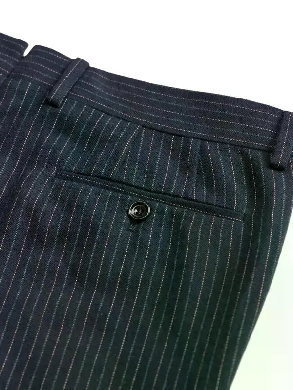 Ralph Lauren Pinstriped Cuffed Trousers