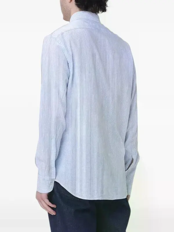 BROOKSFIELD Striped Linen Shirt