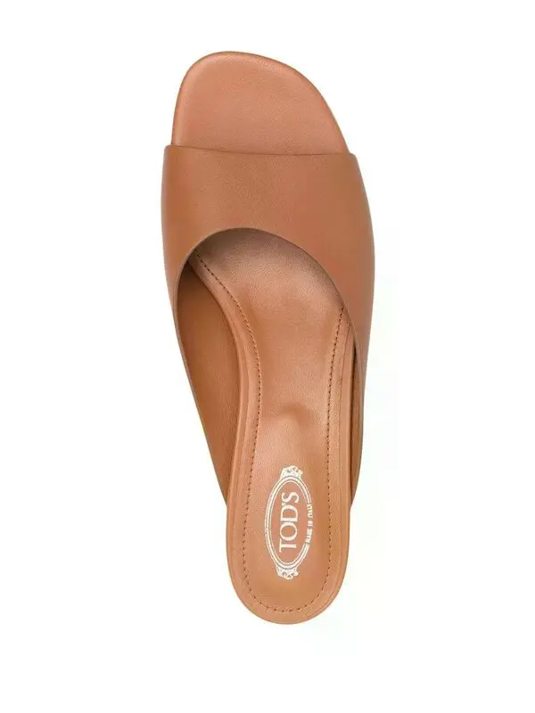 TOD'S Leather Mule Sandals