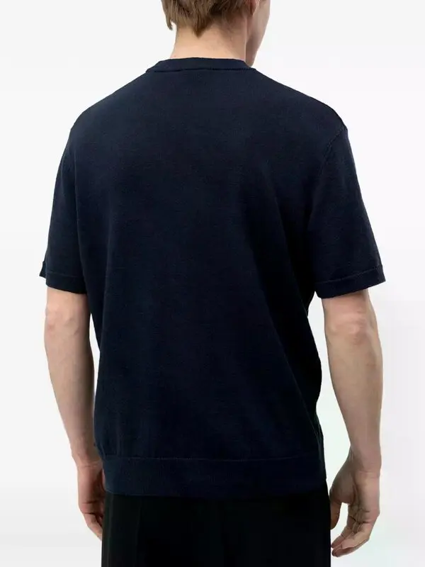 BOSS Ribbed Knit Short-sleeve Sweater