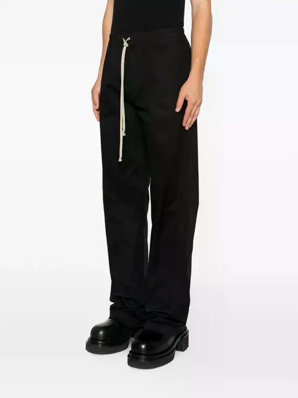 Rick Owens Dietrich Drawstring Trousers - Black