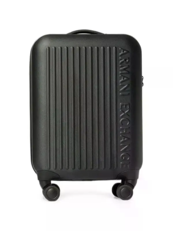 Emporio Armani Logo-embossed Suitcase - Black