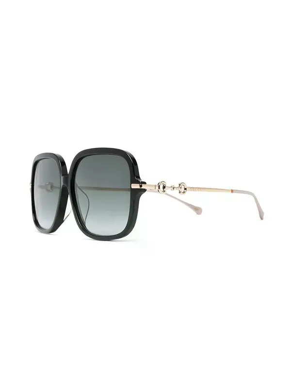 Gucci Horsebit Square Frame Sunglasses