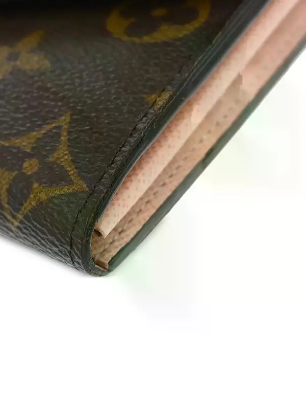 LOUIS VUITTON 2010-2020s Monogram Portefeuille Sarah Wallet - Brown