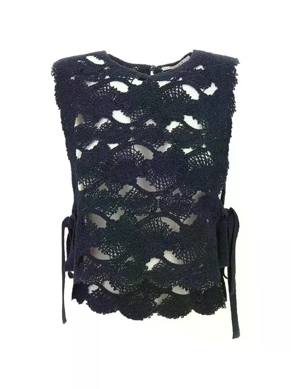 KANGRA Cornely Embroidered Sleeveless Top