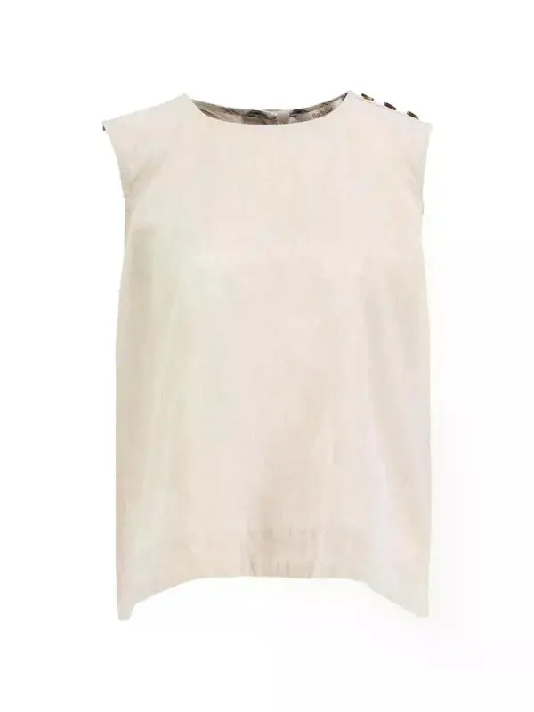 Barbour Josie Button-detail Sleeveless Top