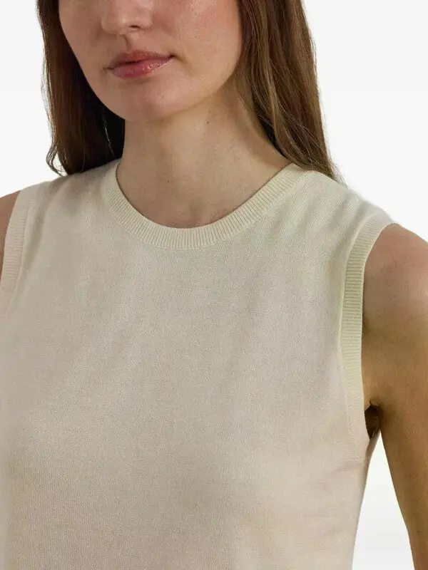 Ralph Lauren Ribbed Sleeveless Tank Top