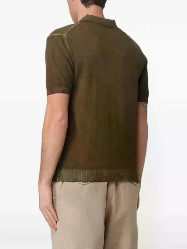 BLAUER. Esmond Fine-knit Polo Shirt