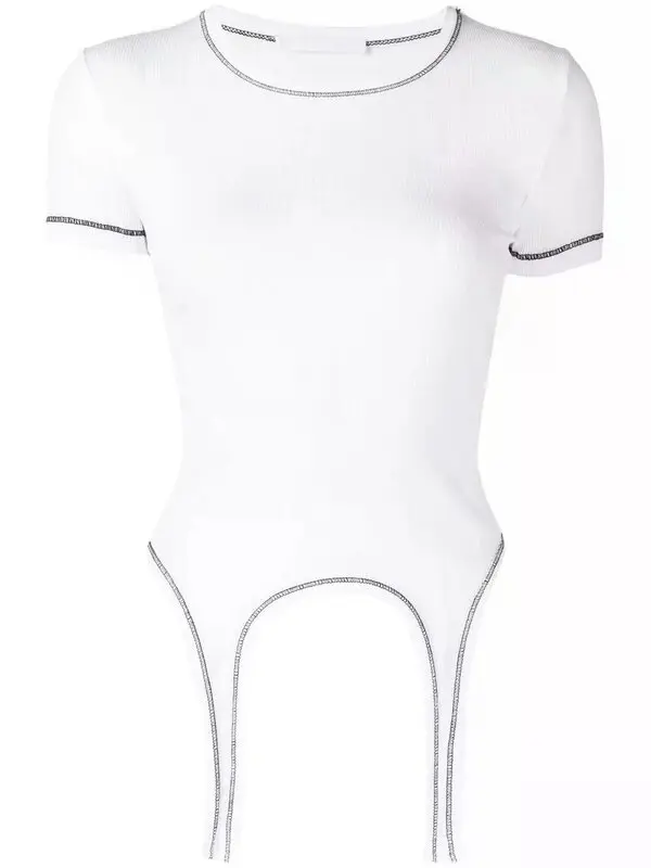 Helmut Lang Draped Short-sleeved T-shirt