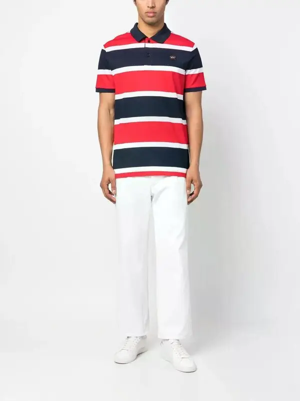 Paul & Shark Logo-patch Polo Shirt
