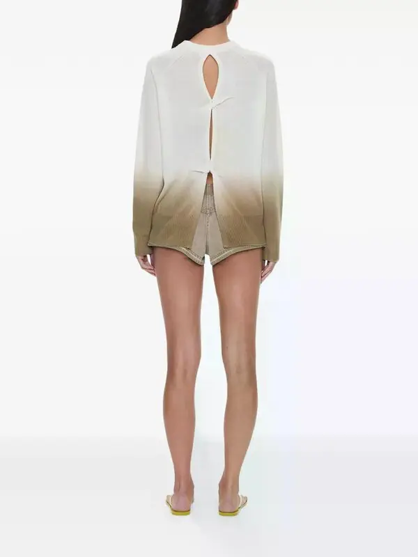 Christopher Esber Ombre Monument Crew Neck Sweater
