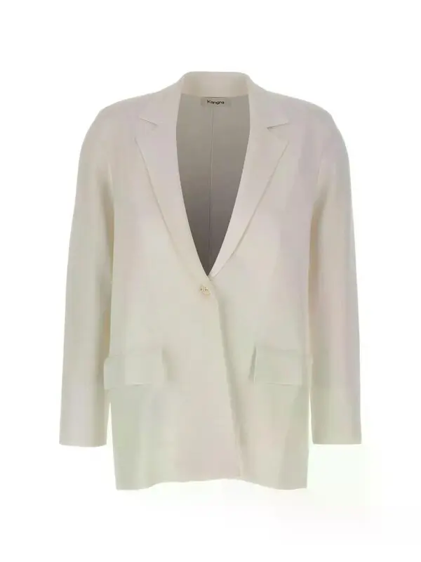 KANGRA Milano Stitch Single-breasted Blazer - Neutrals