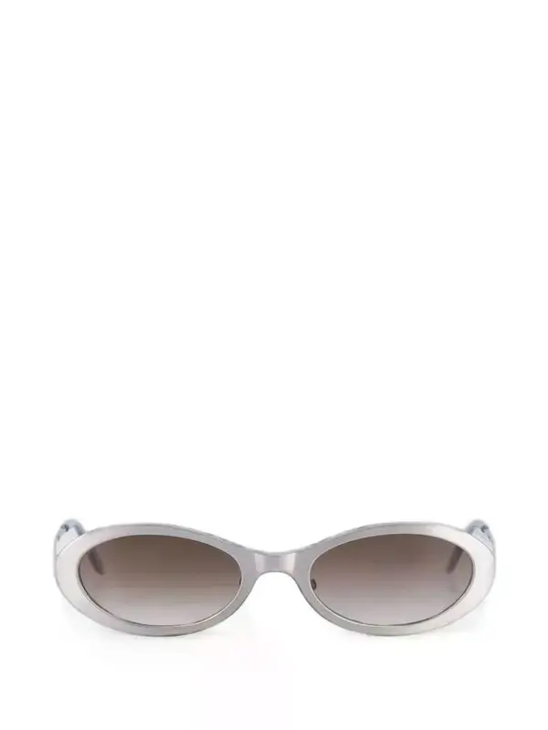 Our Legacy Oval-frame Sunglasses - Grey