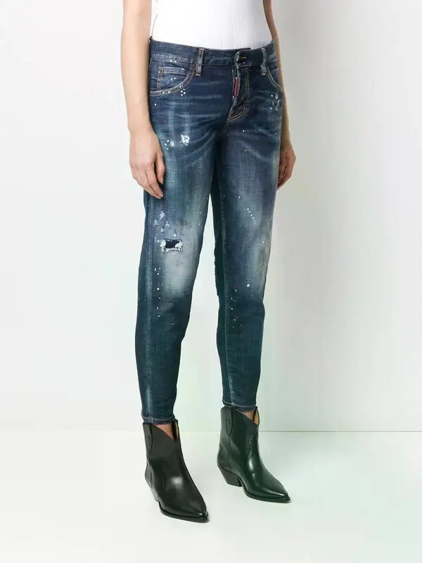 Dsquared2 Hockney Cropped Jeans