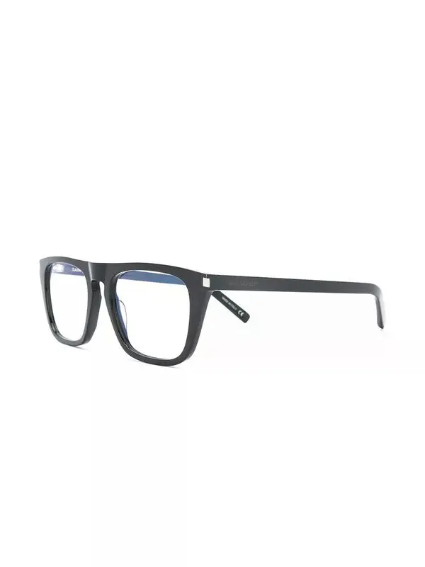 Saint Laurent Round Frame Glasses - Black