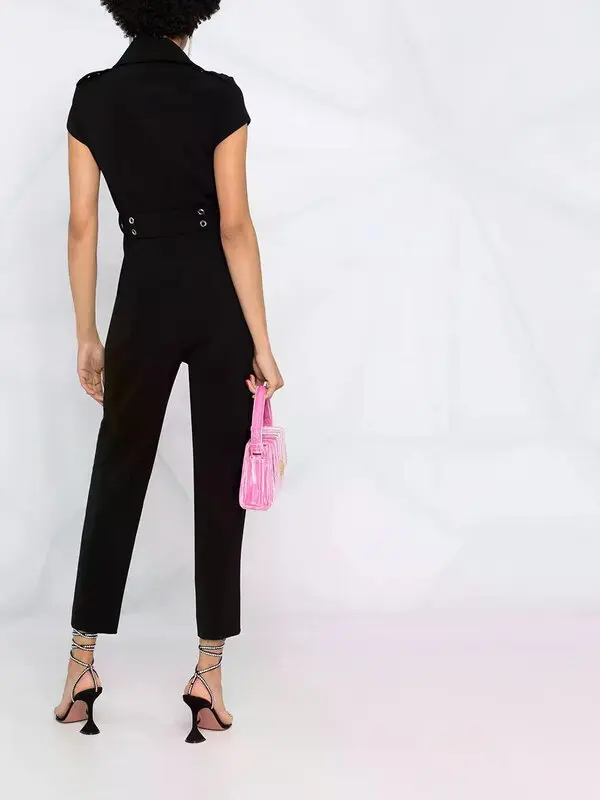 Moschino Belted Snap-fastened Jumpsuit