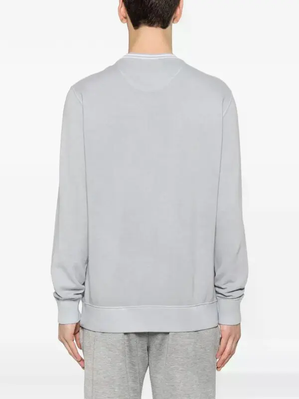 Eleventy Logo Print Sweatshirt