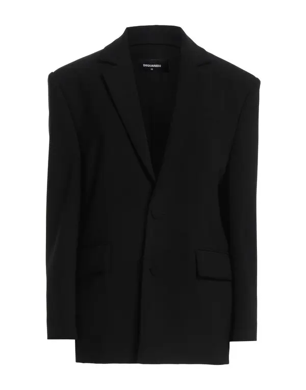 Dsquared2 Blazer Size Polyester, Polyurethane, Calfskin