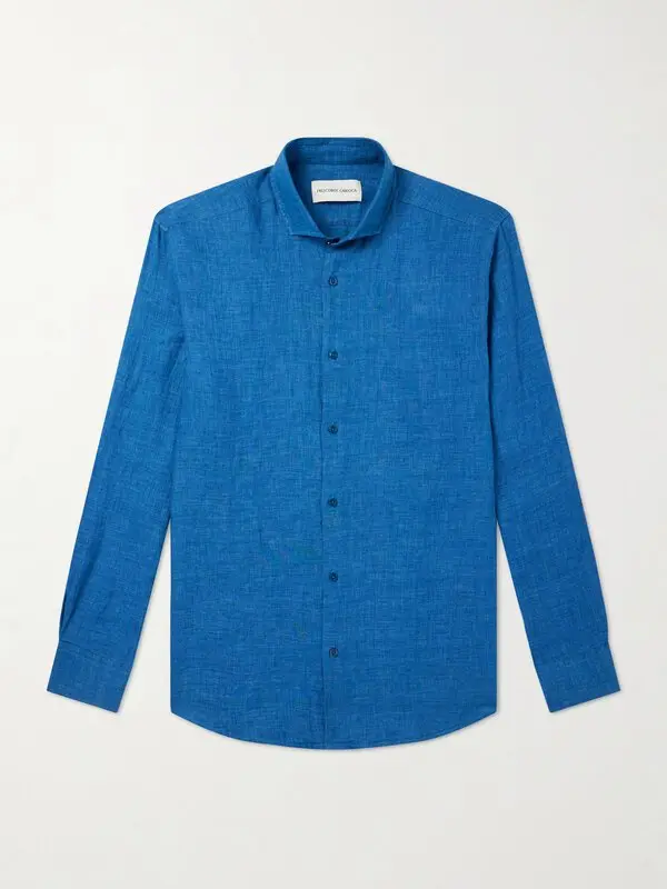 Frescobol Carioca Antonio Linen Shirt