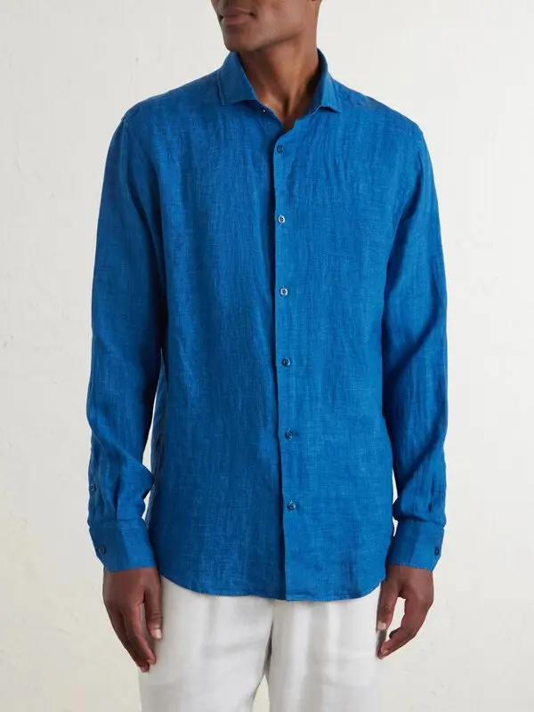 Frescobol Carioca Antonio Linen Shirt