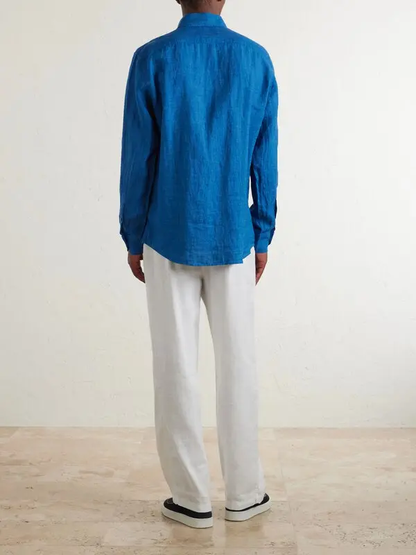 Frescobol Carioca Antonio Linen Shirt