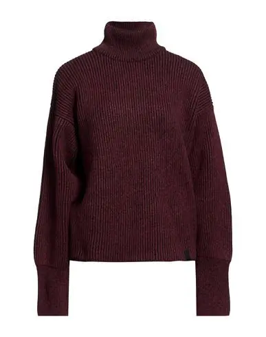 Maison Kitsuné Turtleneck Burgundy Size Wool