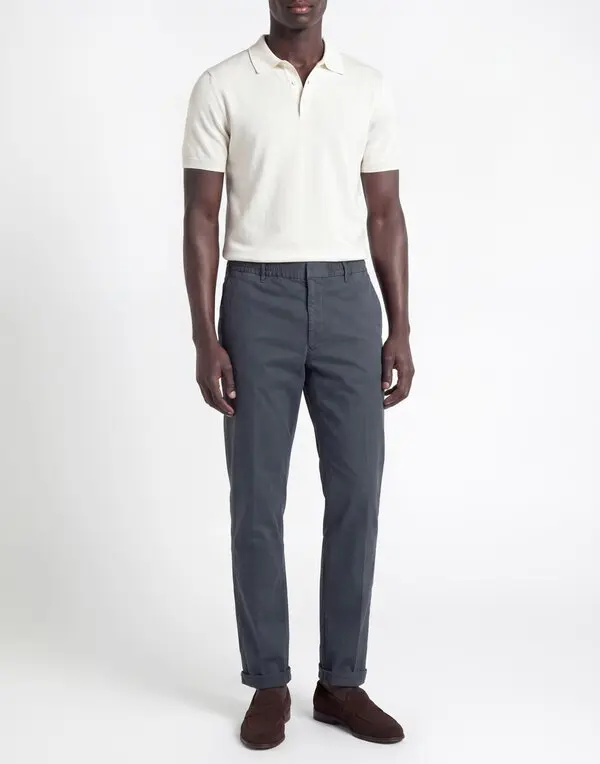 Incotex Pants Size Cotton, Elastane - Navy